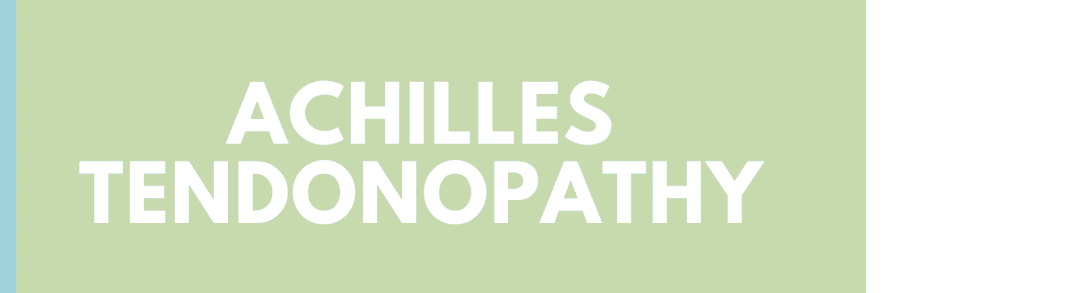Achilles Tendinopathy - Sports Physiotherapy Melbourne CBD & Clinical ...